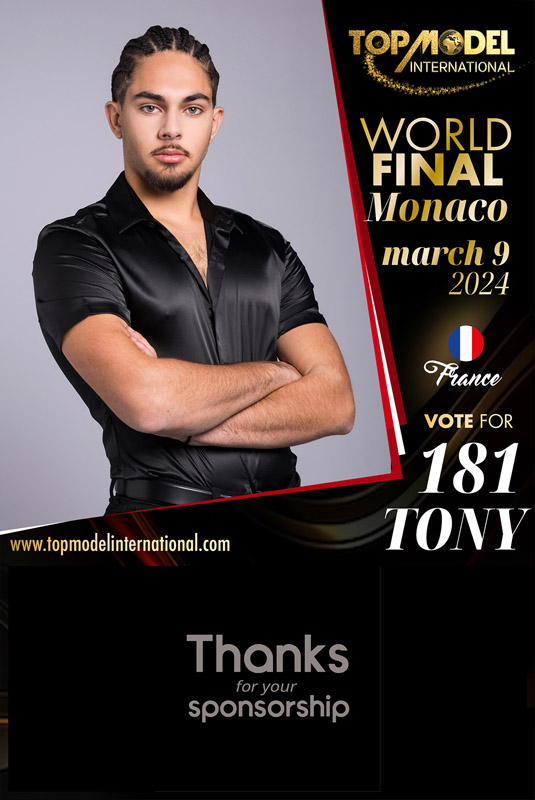 181- TONY – Top Model International