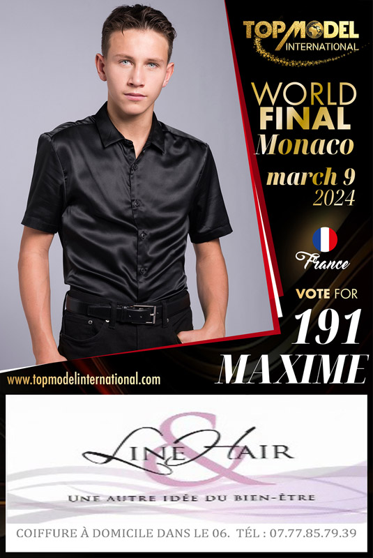 191- MAXIME – Top Model International